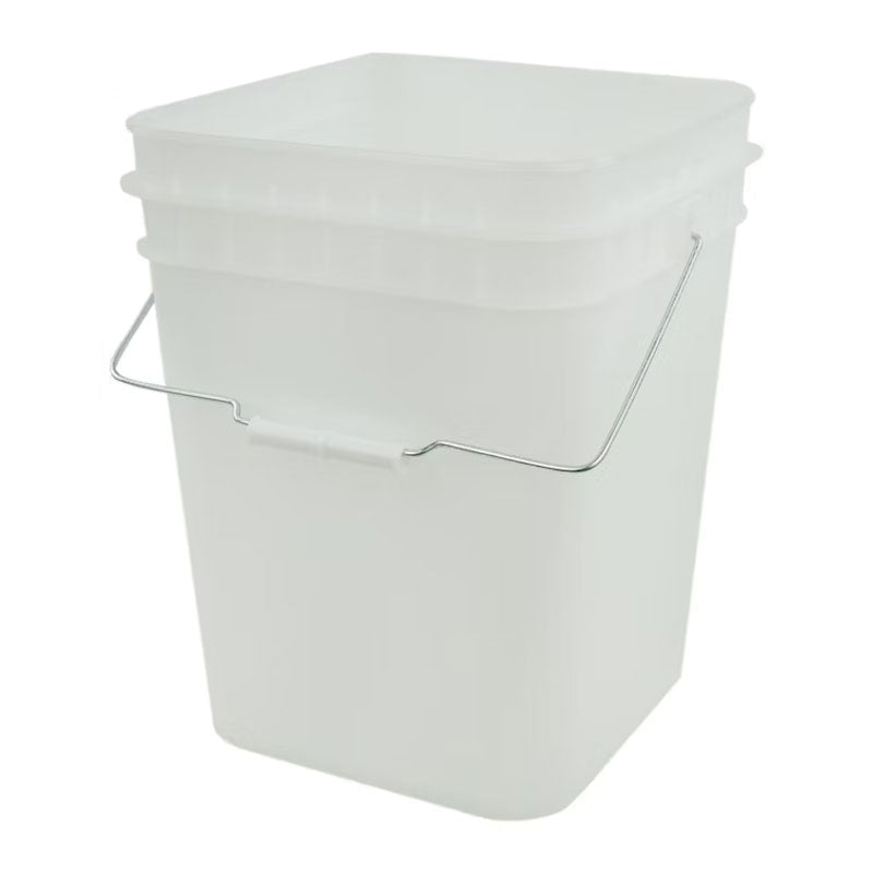 Bucket 4.25 Gallon Square with Gasket Lid (Warehouse Pickup Only)